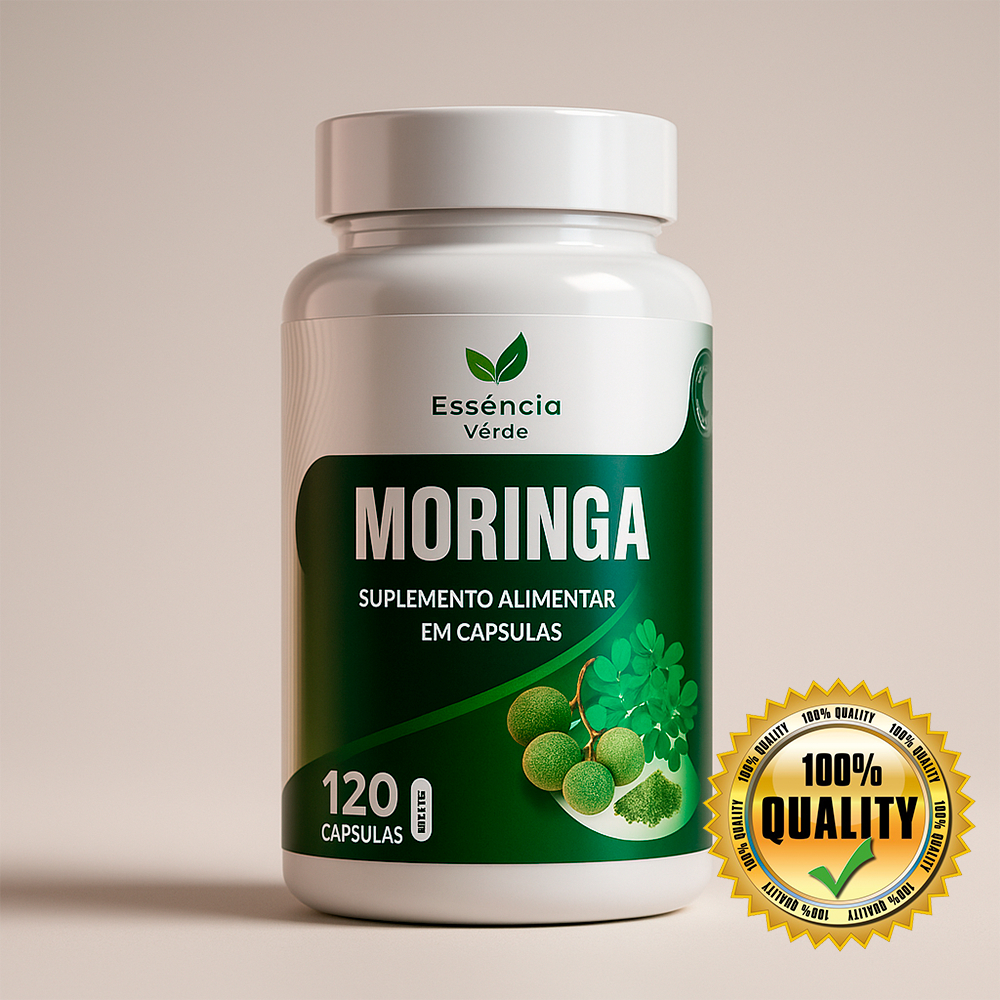 Cansado o tempo todo? Moringa Oleifera 500mg - 120 Cápsulas | Premium ...