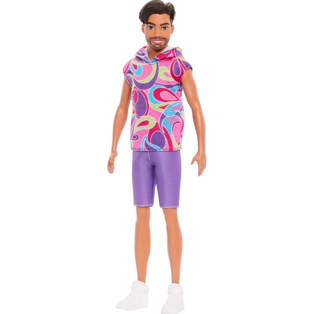 Boneco Barbie Ken Fashionistas 227, Moreno com Barba e Roupa Inspirado ...
