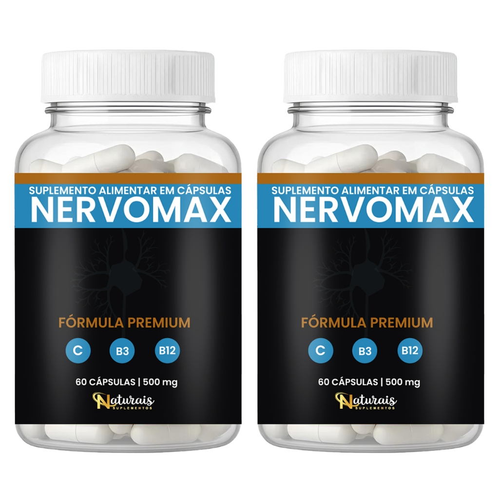 2 Nervomax 120 Cáps Original - Loja Oficial | Shopee Brasil