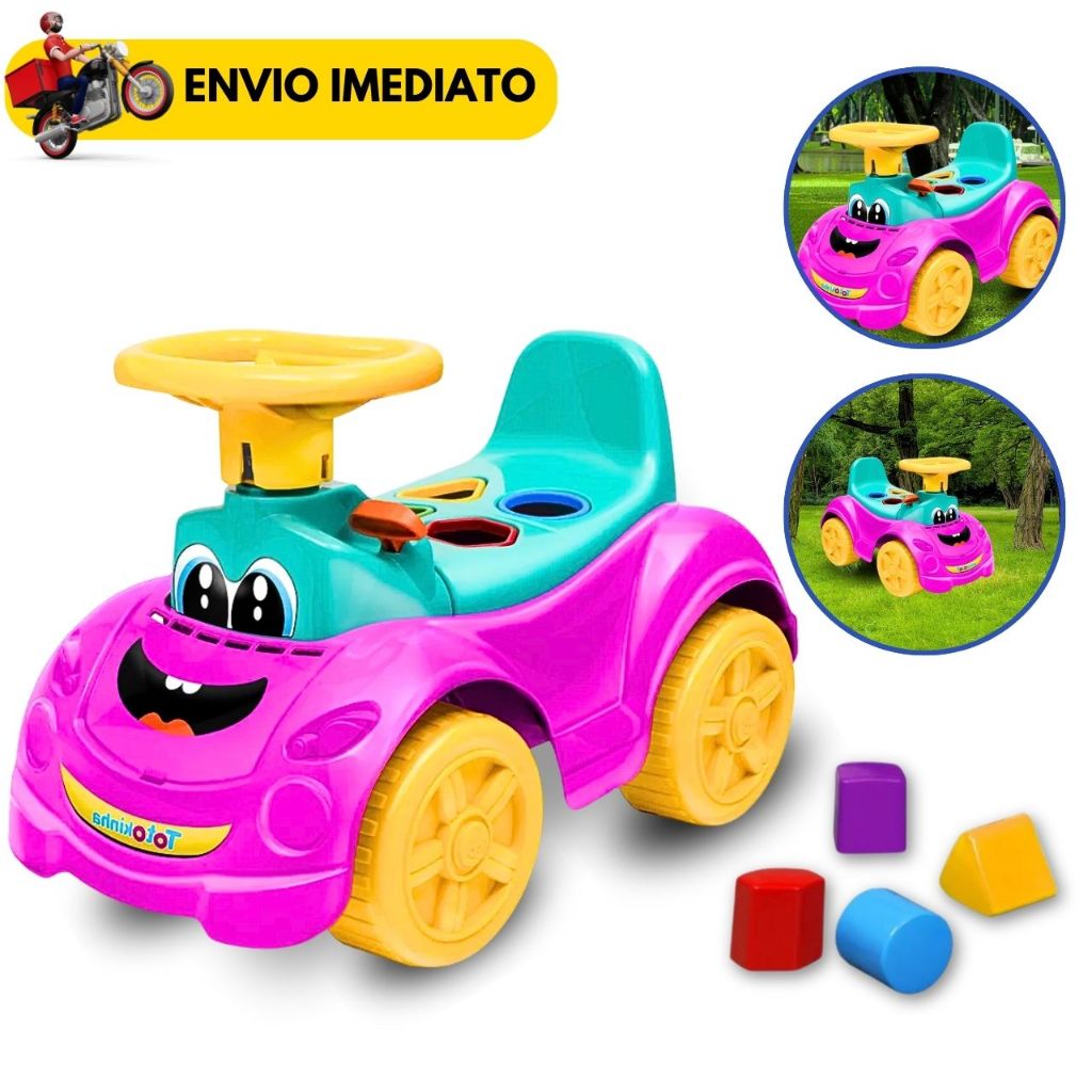 Totoka Triciclo Infantil Bebe Motoca Totokinha Sport Com Peças ...