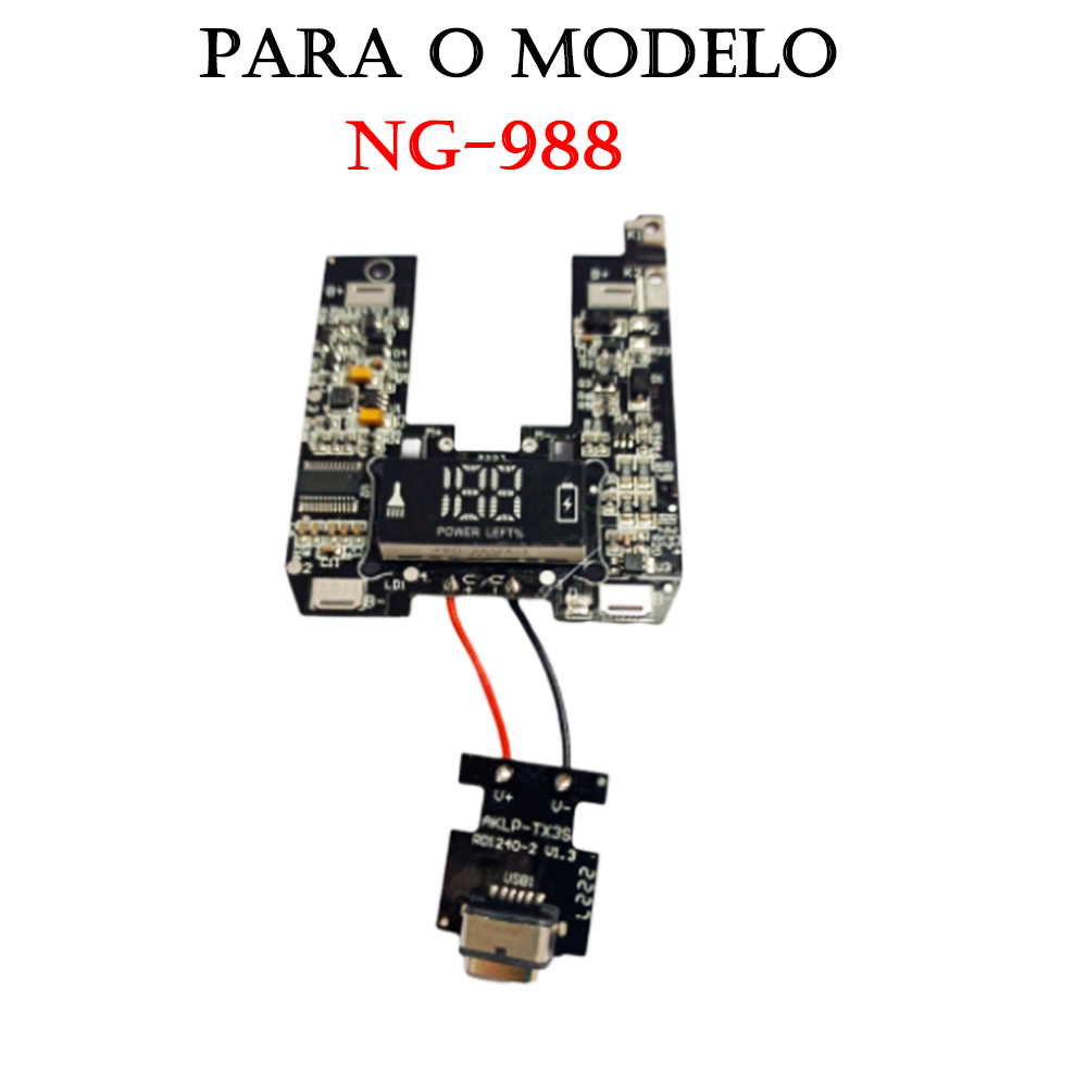 Placa Mae Pecas de Reposicao Wmark Shaver Aparador NG 988 | Shopee Brasil