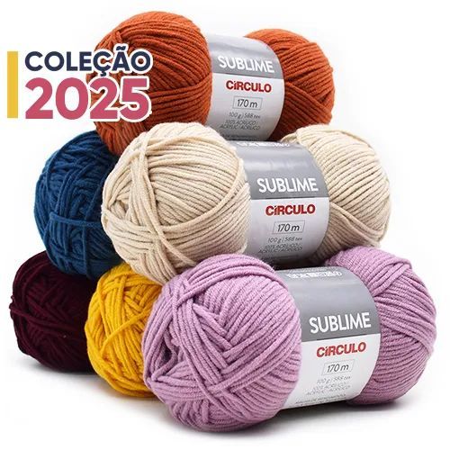 Fio Lã Sublime Circulo-100g | Shopee Brasil