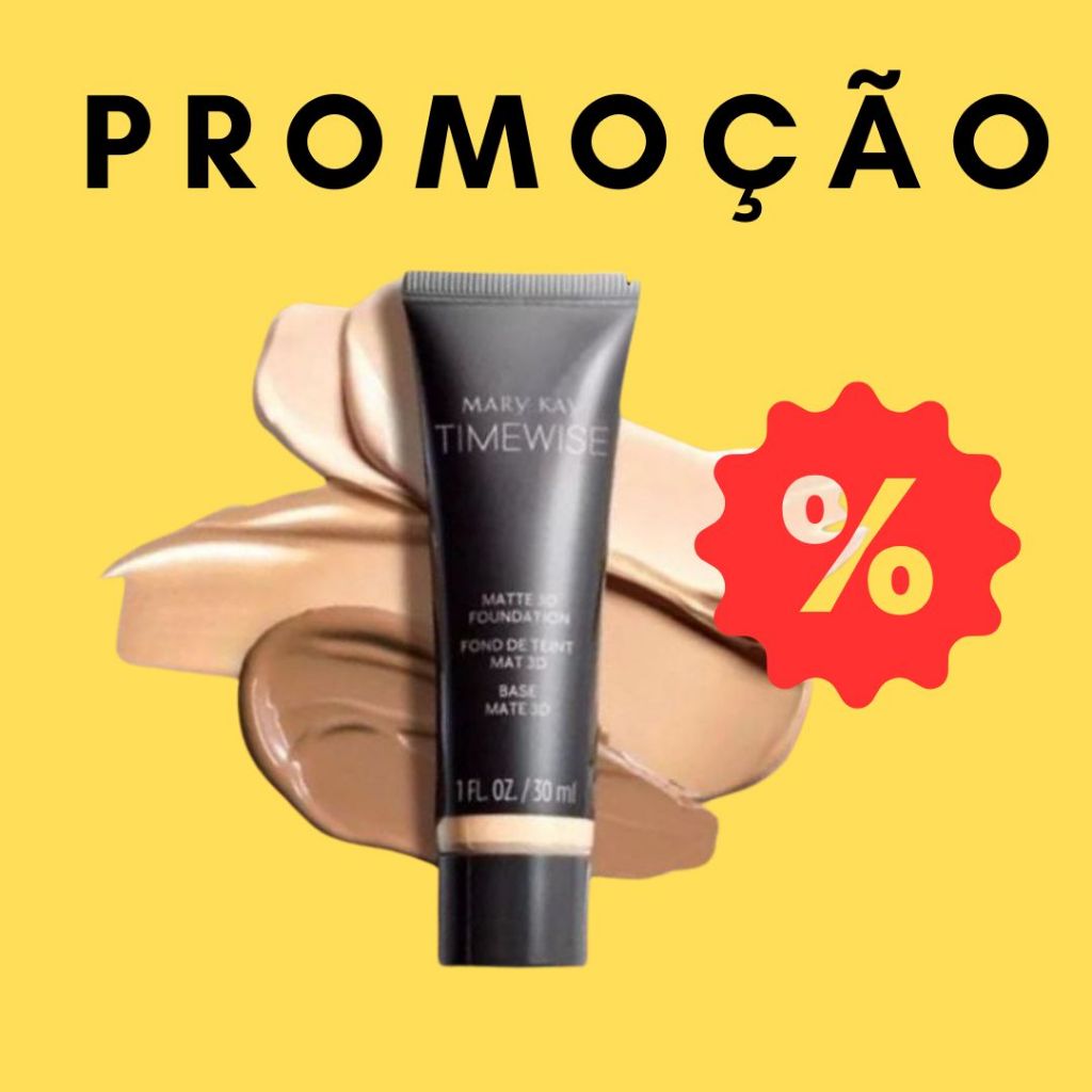 Base Mary Kay TimeWise 3D® Original – Anti-idade, Alta Cobertura, 12h ...