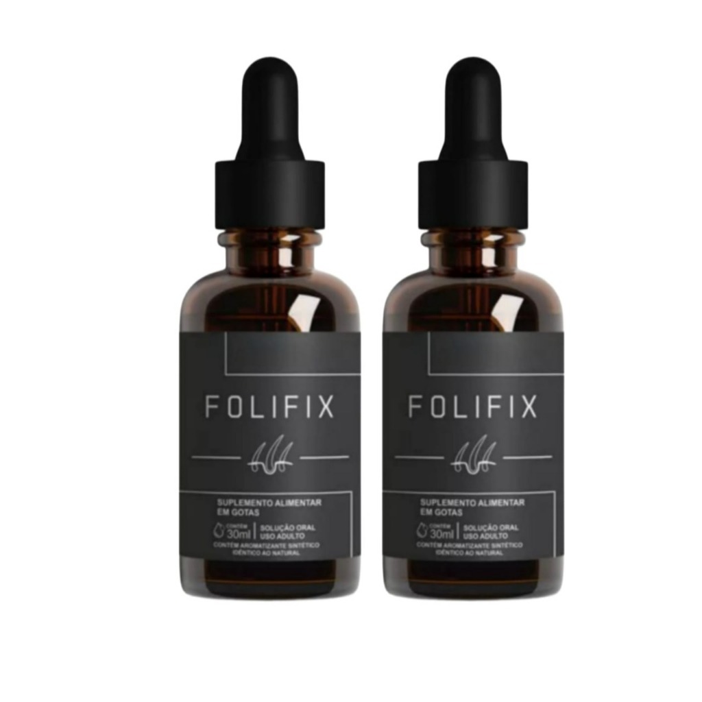 2x Folifix Original 30ml - Tratamento eficaz - Envio ja | Shopee Brasil