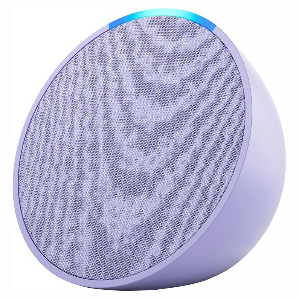 Caixa de Som Echo Pop Alexa Bluetooth Roxo – Compacta, Inteligente e ...