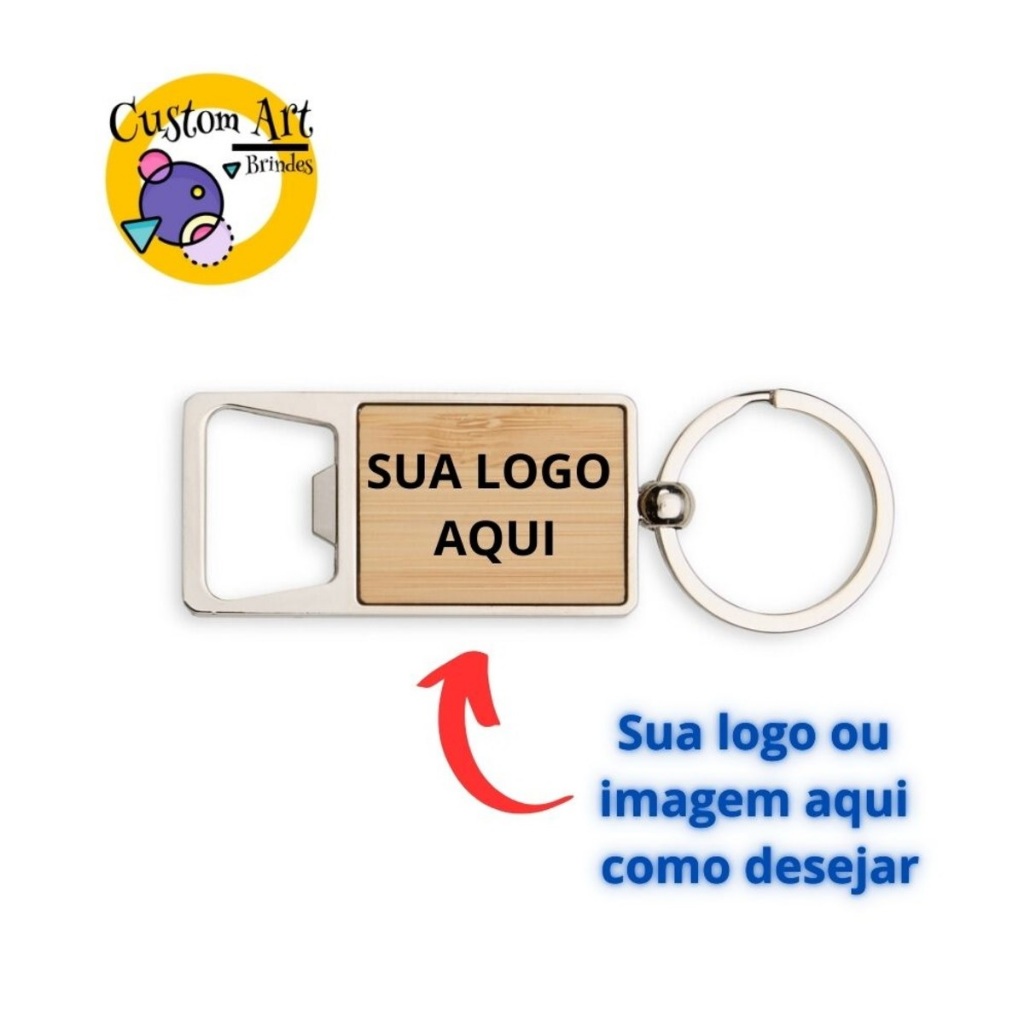 Chaveiro Metal Abridor ( 10 unidades ) | Shopee Brasil