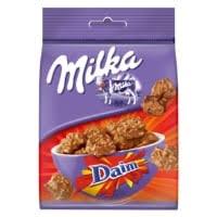 Chocolat au lait et aux éclats de Daim Snax MILKA : La boîte de 145 g | Shopee Brasil