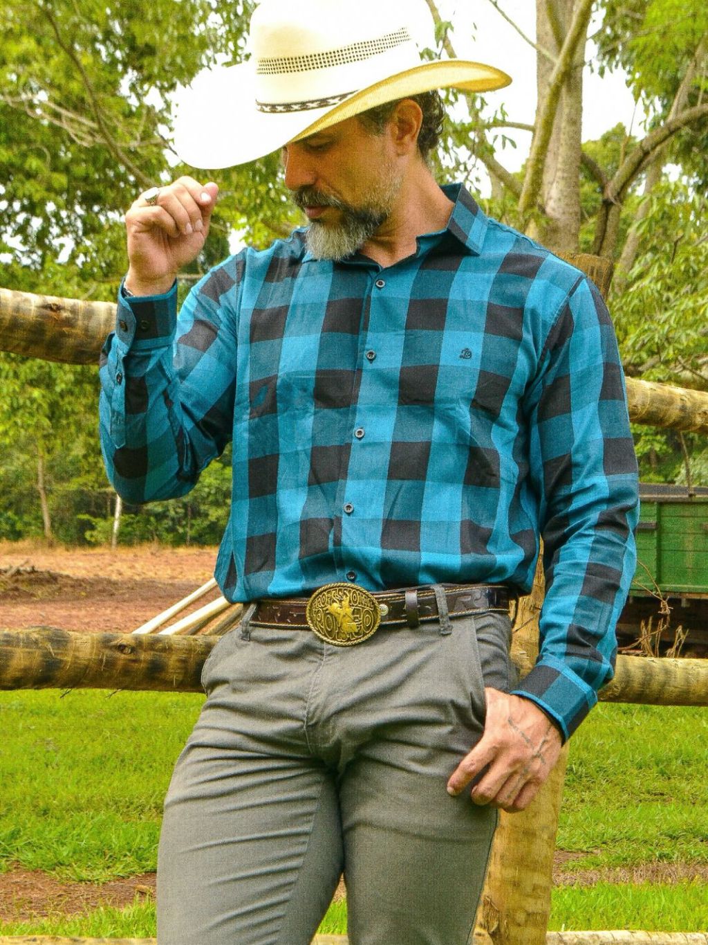 Camisa Xadrez Masculina 100% Algodão Raiz, Confortável, Estilosa e ...