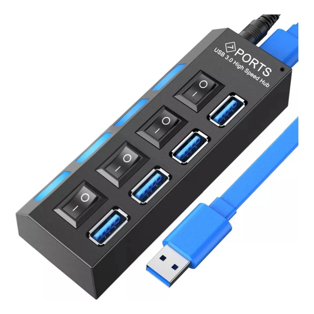 Hub Cabo Usb 3.0 Extensor 4 Portas | Shopee Brasil