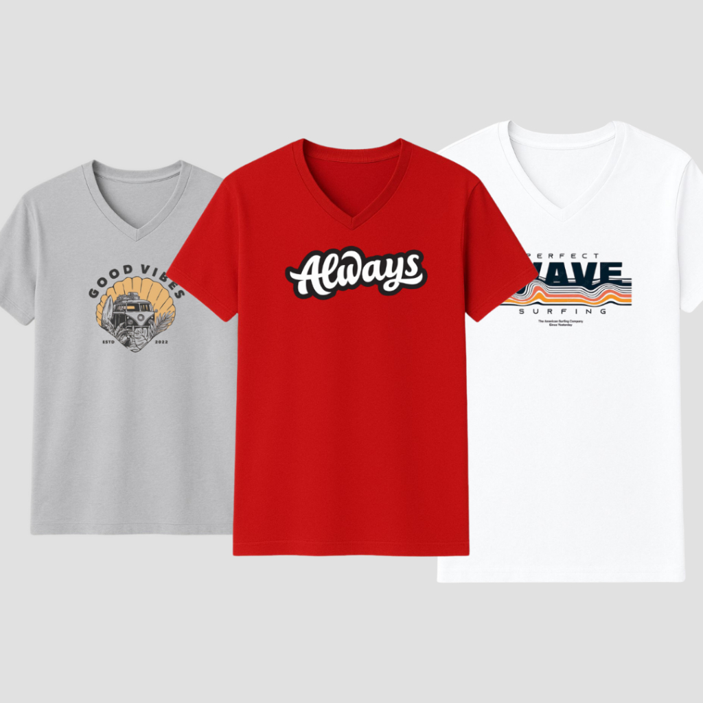 Kit Com 3 Camisas Plus Size Gola V Plus Size G1 ao G6 Mdx Clothing ...