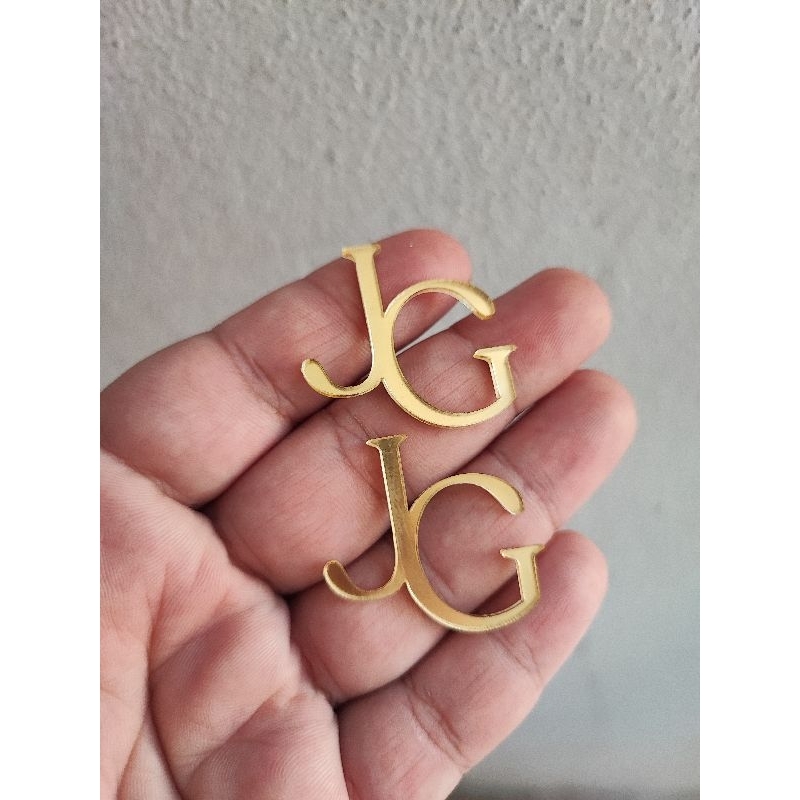 kit monograma casamento festas com 4 cm de altura letras juntas(largura ...