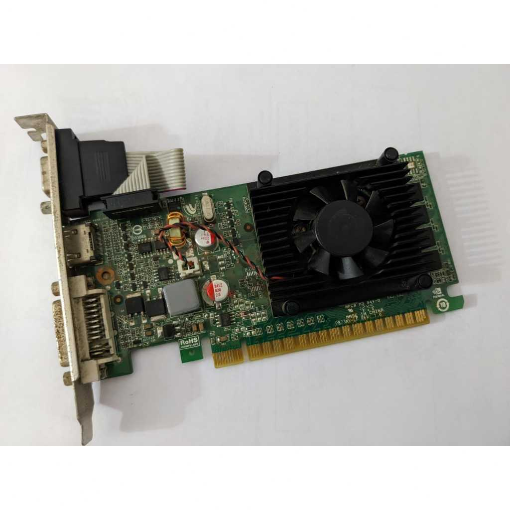 Placa de Vídeo NVIDIA GEFORCE 8400 GS 01G-P3-1303-KR P873NV-LF | Shopee Brasil