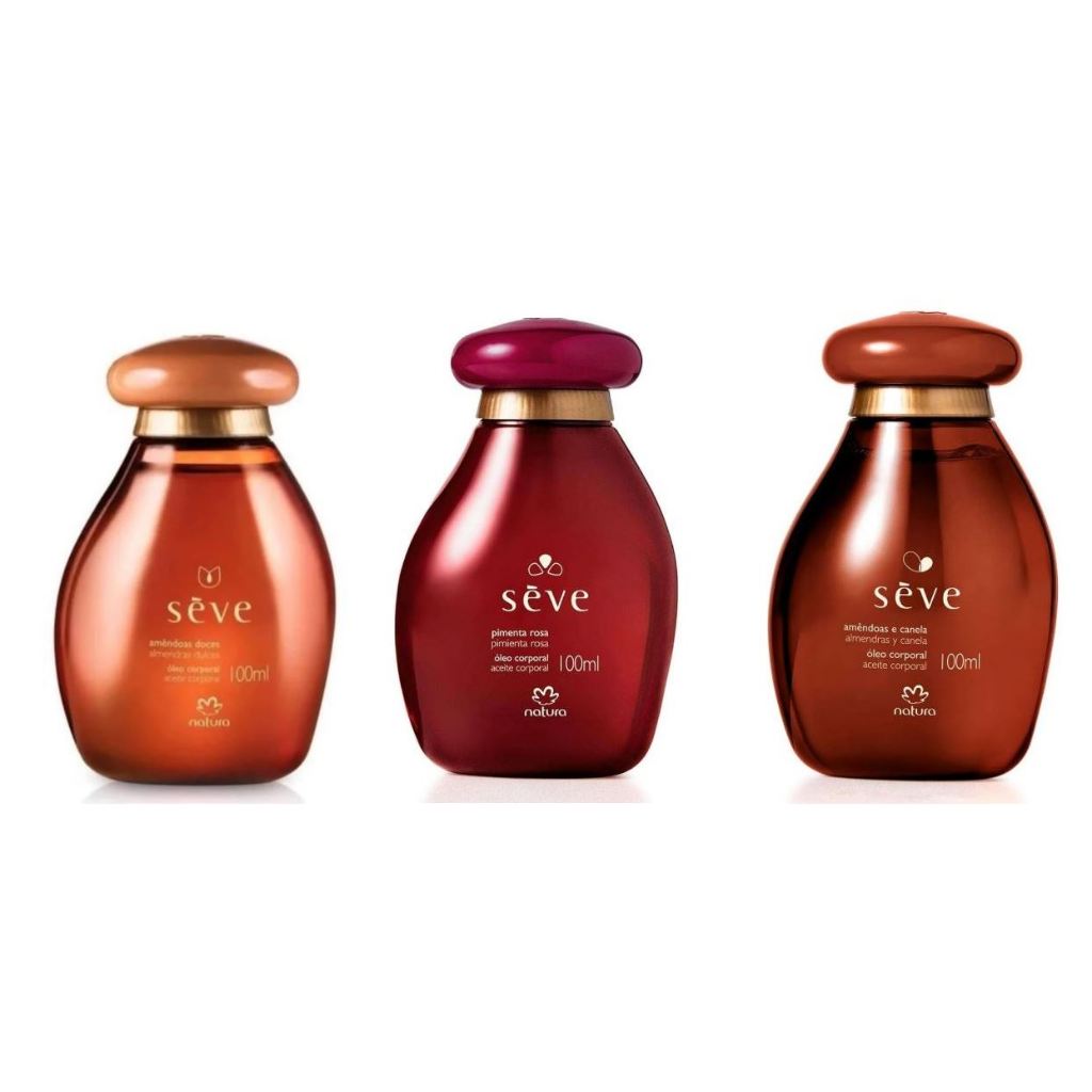 Óleo Corporal Natura Mini - Natura Sève 100ml [Amêndoas e Canela ...