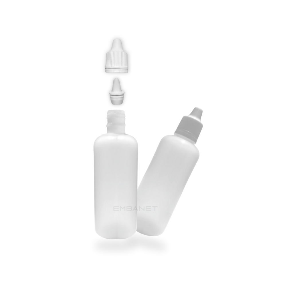 Conta Gotas Frasco Plástico Natural C/ Tampa E Batoque - 50U | Shopee ...