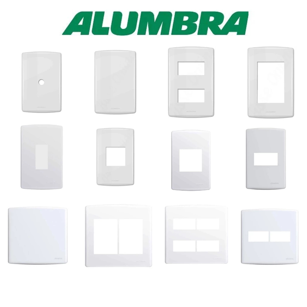 Placa para Interruptores e Tomadas - Alumbra Siena | Shopee Brasil