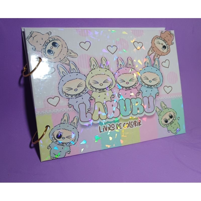 ENVIO IMEDIATO! Livro de colorir LABUBU , Coloring Book LABUBU capa ...