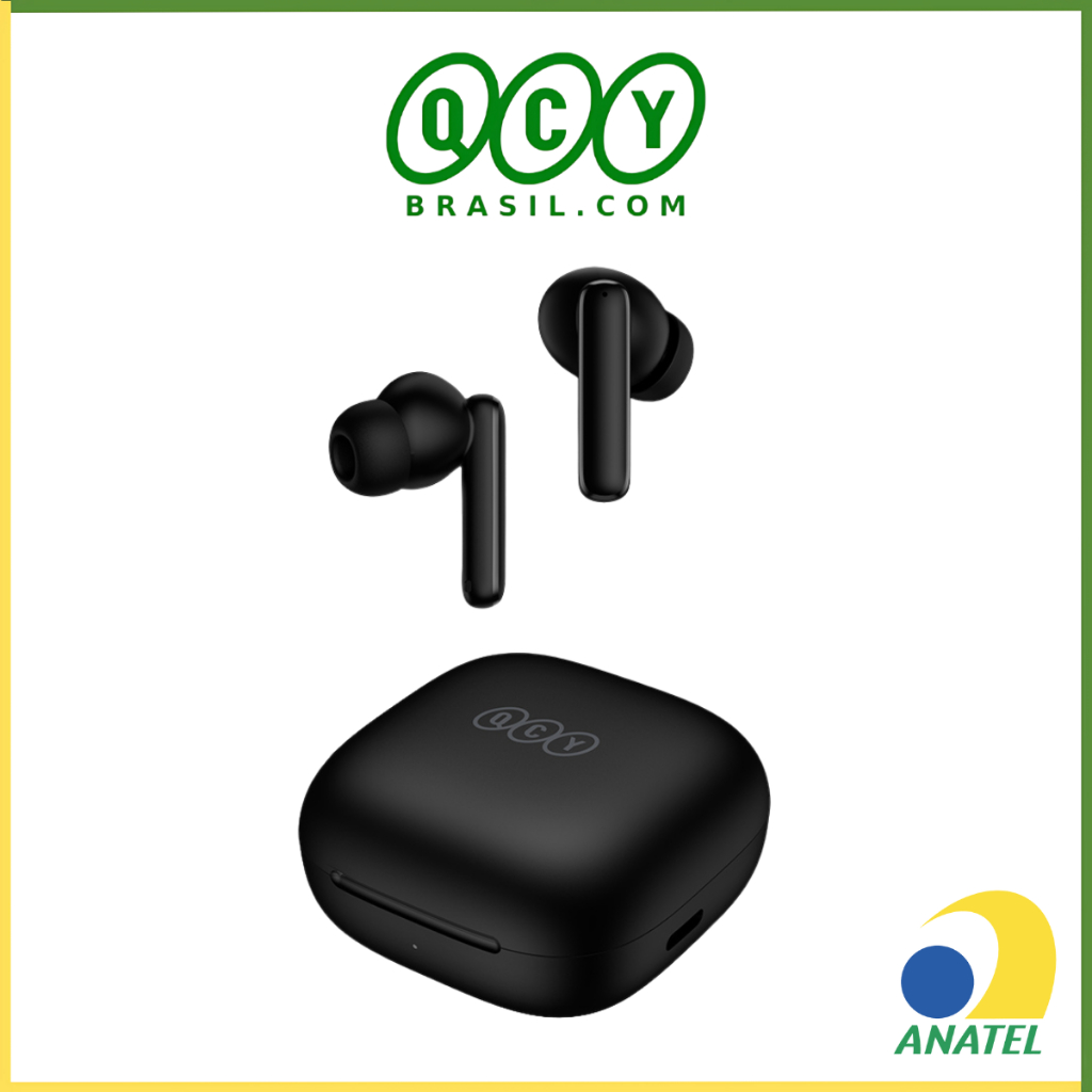 Fone de Ouvido QCY T13 ANC, Sem Fio Bluetooth 5.3 TWS, IPX5, Modo Gamer Baixa Latência | Shopee ...