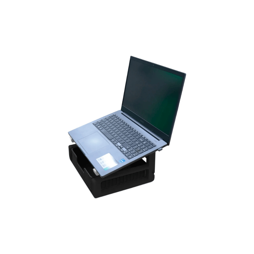 Suporte Resistente Para Notebook Com Gaveta Preto | Shopee Brasil