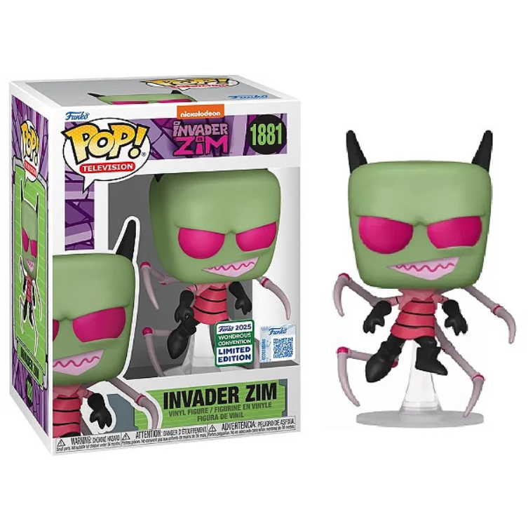 Funko Pop - Invader ZIm - Invader Zim 1881 (Wondercon 2025) | Shopee Brasil