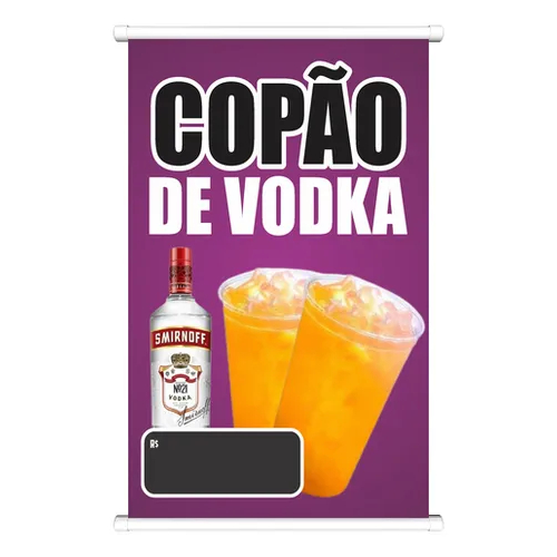 Banner I Faixa I Copão de Vodka I Uso interno e externo | Shopee Brasil