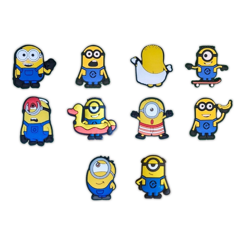 Pins Botons Broche Enfeite Para Croc Calçado Minions Meu Malvado ...