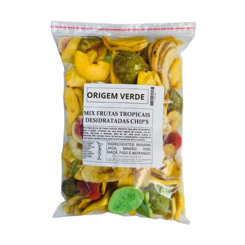 Mix Frutas Tropicais Desidratadas Chip’s Premium 100% Natural | Shopee ...
