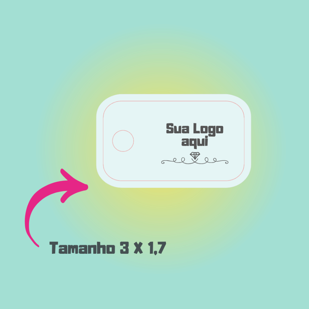 TAG PARA COLAR/PULSEIRA/ANEL 3 X 1,7 - PERSONALIZADA | Shopee Brasil