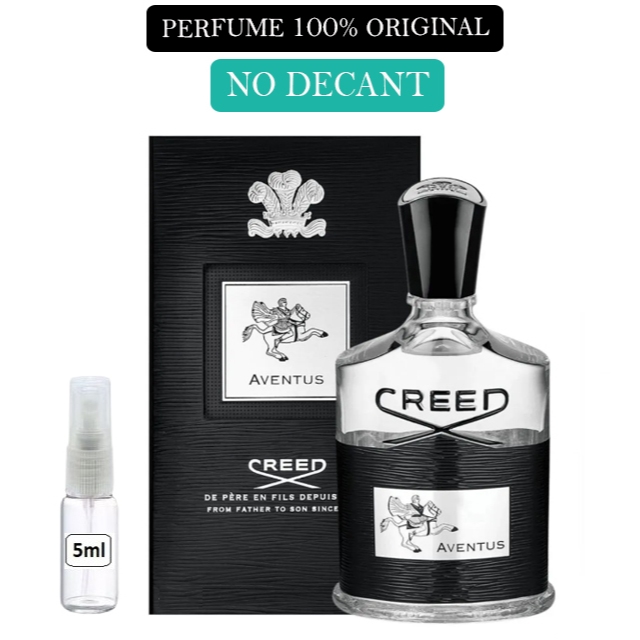 Perfume Aventus 100% Original 5ml + Brinde | Shopee Brasil