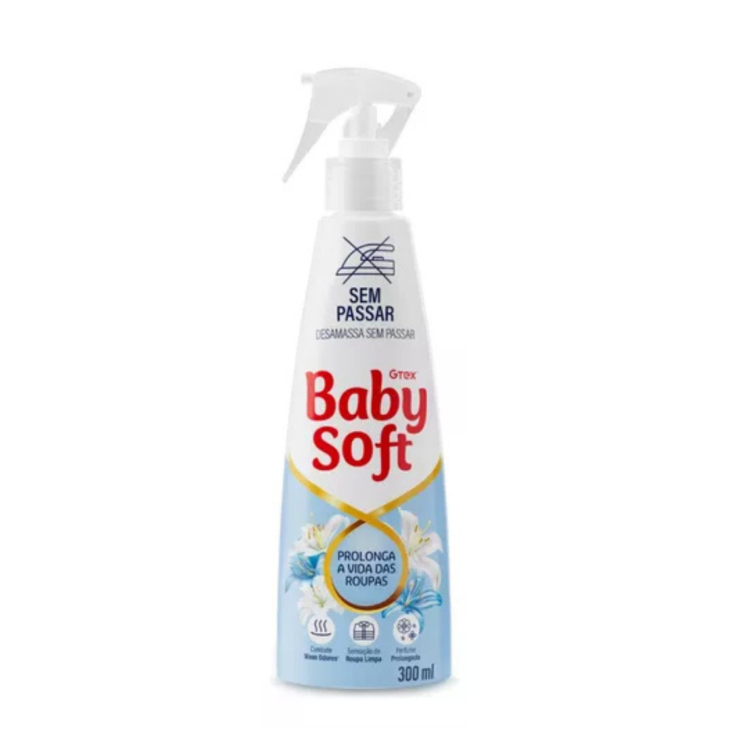 Sem Passar Facilitador Neutralizador De Odor Spray Baby Soft 300ml ...