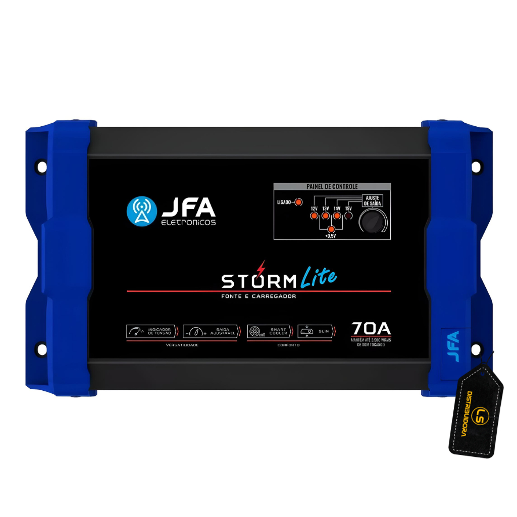 Fonte Automotiva Jfa Storm Lite 70a Carregador De Bateria | Shopee Brasil