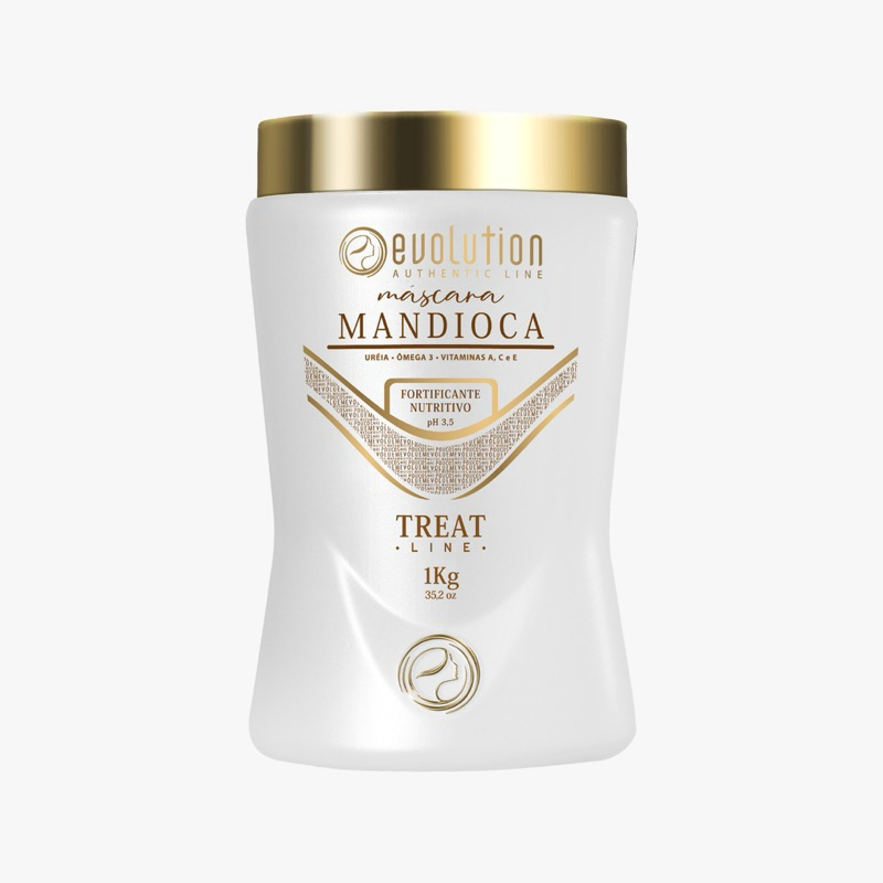 Máscara de Hidratação Evolution Mandioca 1Kg | Força, Crescimento e ...