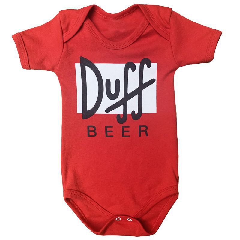Body Bebê Os Simpsons Duff Bear | Shopee Brasil