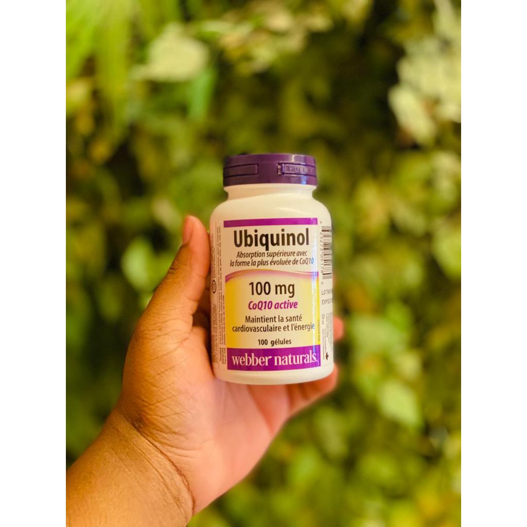 Webber Naturals- Ubiquinol 100 mg- 100 capsulas de softgels | Shopee Brasil