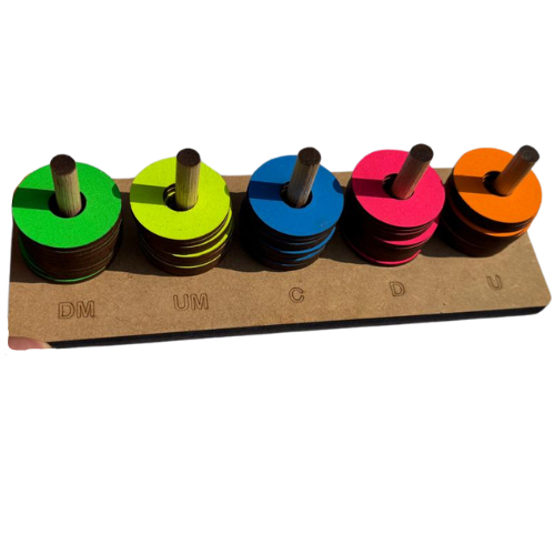 Ábaco Aberto 50 Argolas Brinquedo Educativo Pedagógico Números Matemática | Shopee Brasil