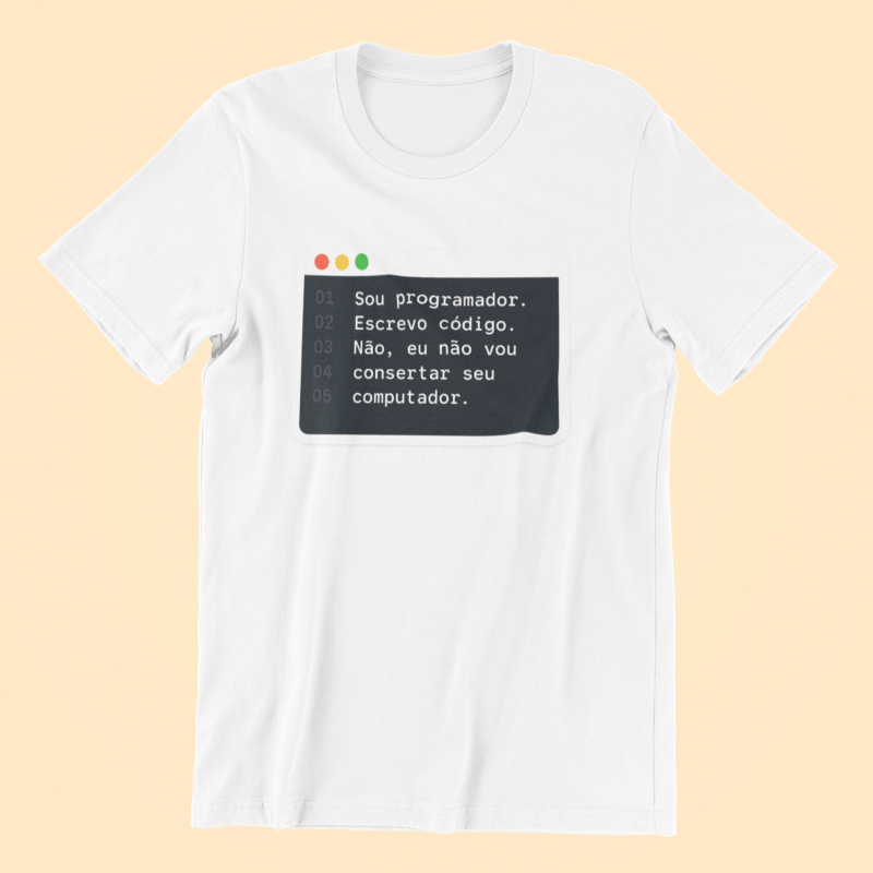 Camiseta programação programador | Shopee Brasil