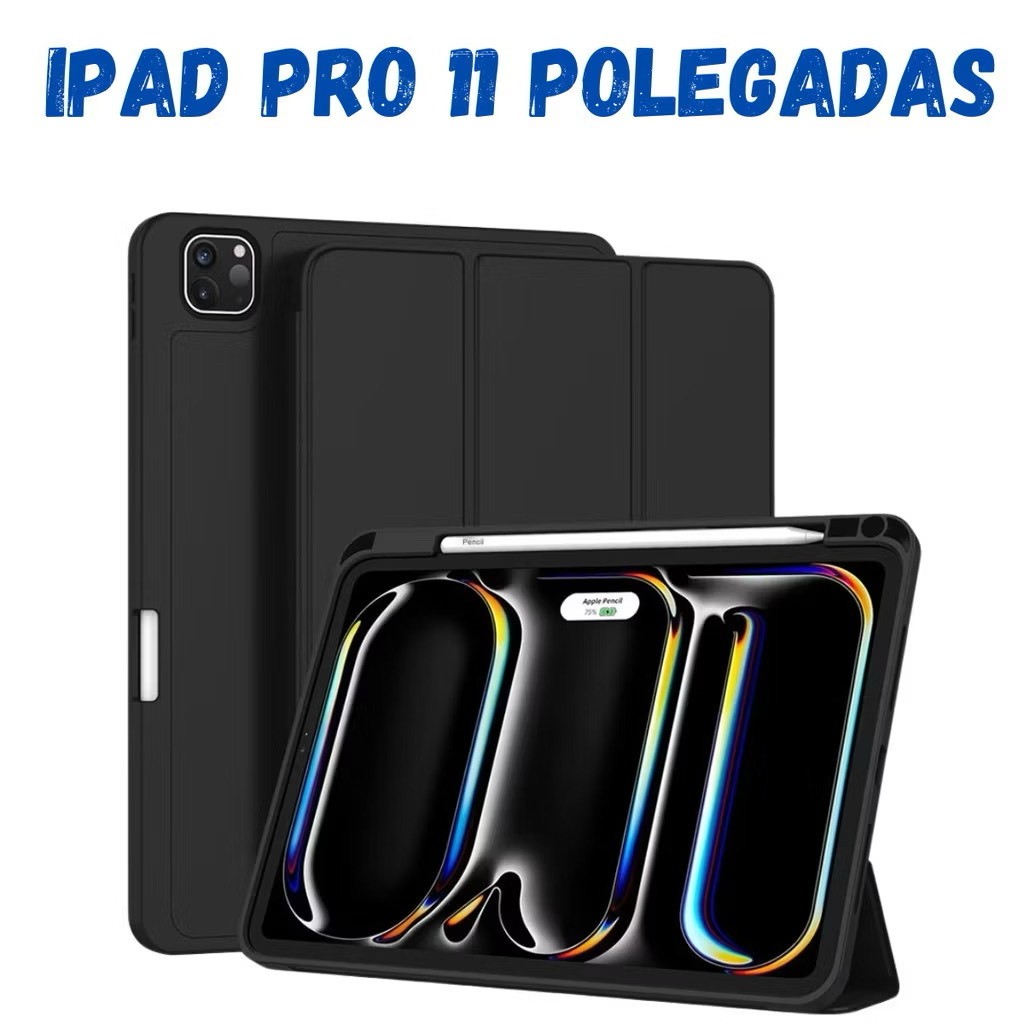 Capa Capinha com Suporte de Caneta Para iPad Pro 11 Polegadas 2ª 3ª 4ª ...