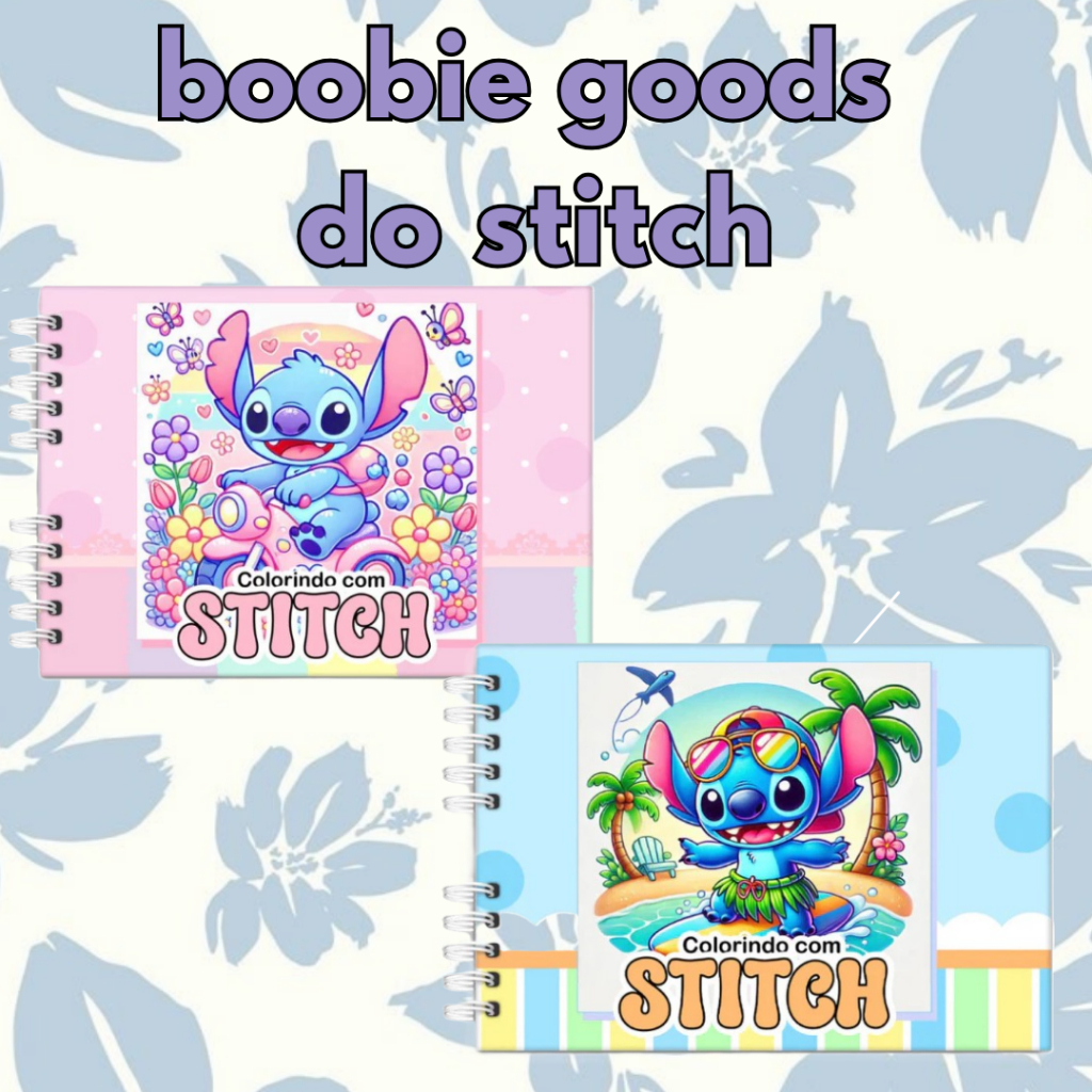 Livro de Colorir Bobbie Goods Stitch Capa - Papel Grosso 180g | Shopee ...
