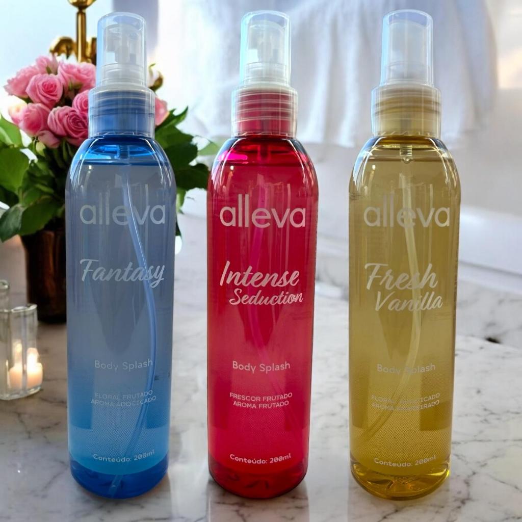 Body Splash Alleva Corporal Essence 200ml Fantasy Vanilla Intense ...