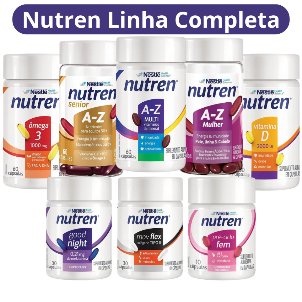 Polivitamínico Nutren cápsulas - Linha Completa - Original - A-z Multi ...