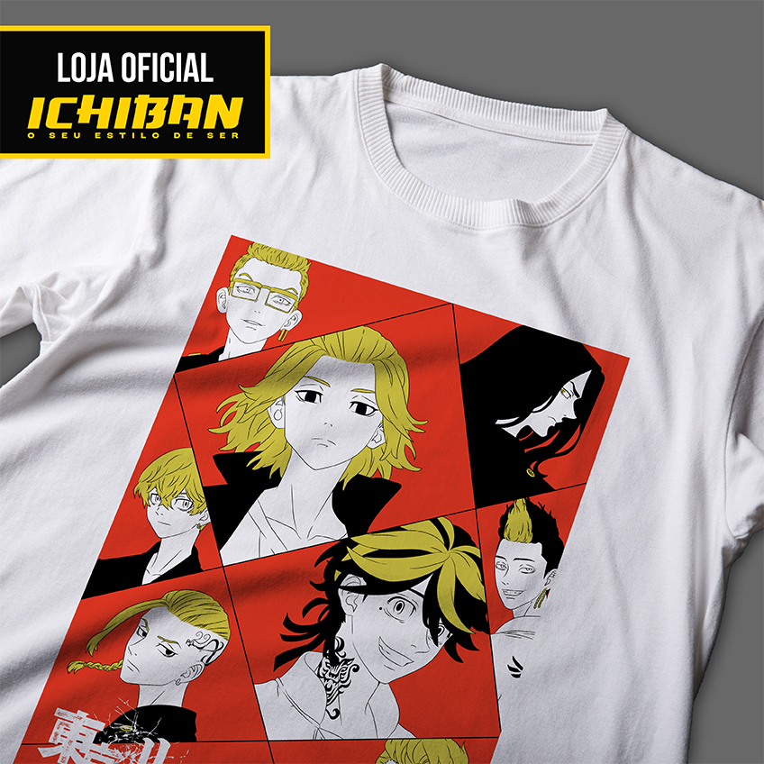 Camisa Manjiro Sano Camiseta Tokyo Revengers Anime Unissex | Shopee Brasil