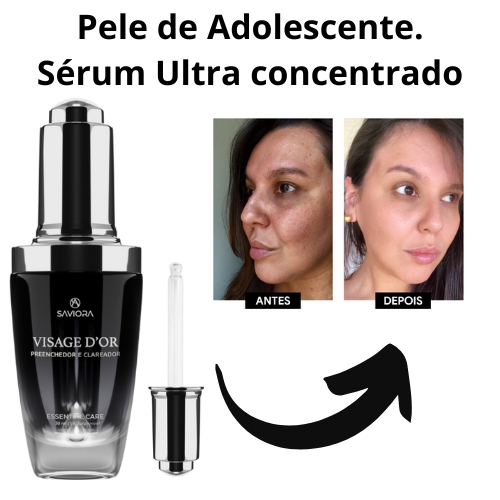 Sérum Facial Antisinais Saviora Antirugas Skin Care Visage Dor Completo ...