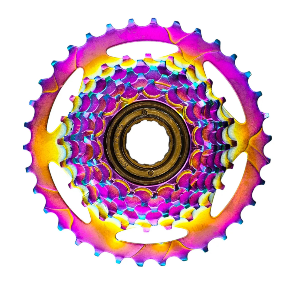 Catraca Roda Livre 7V Index Mega Ranger Rainbow 13x34 Shunfeng Arco ...