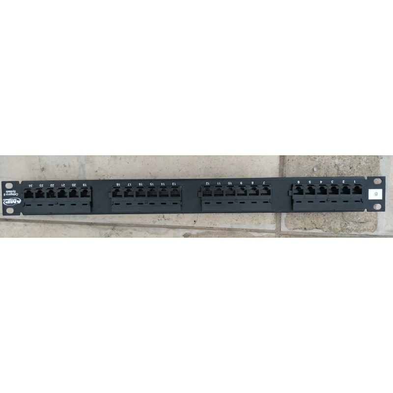 Patch Panel 24 Portas RJ45 Cat6 AMP | Shopee Brasil