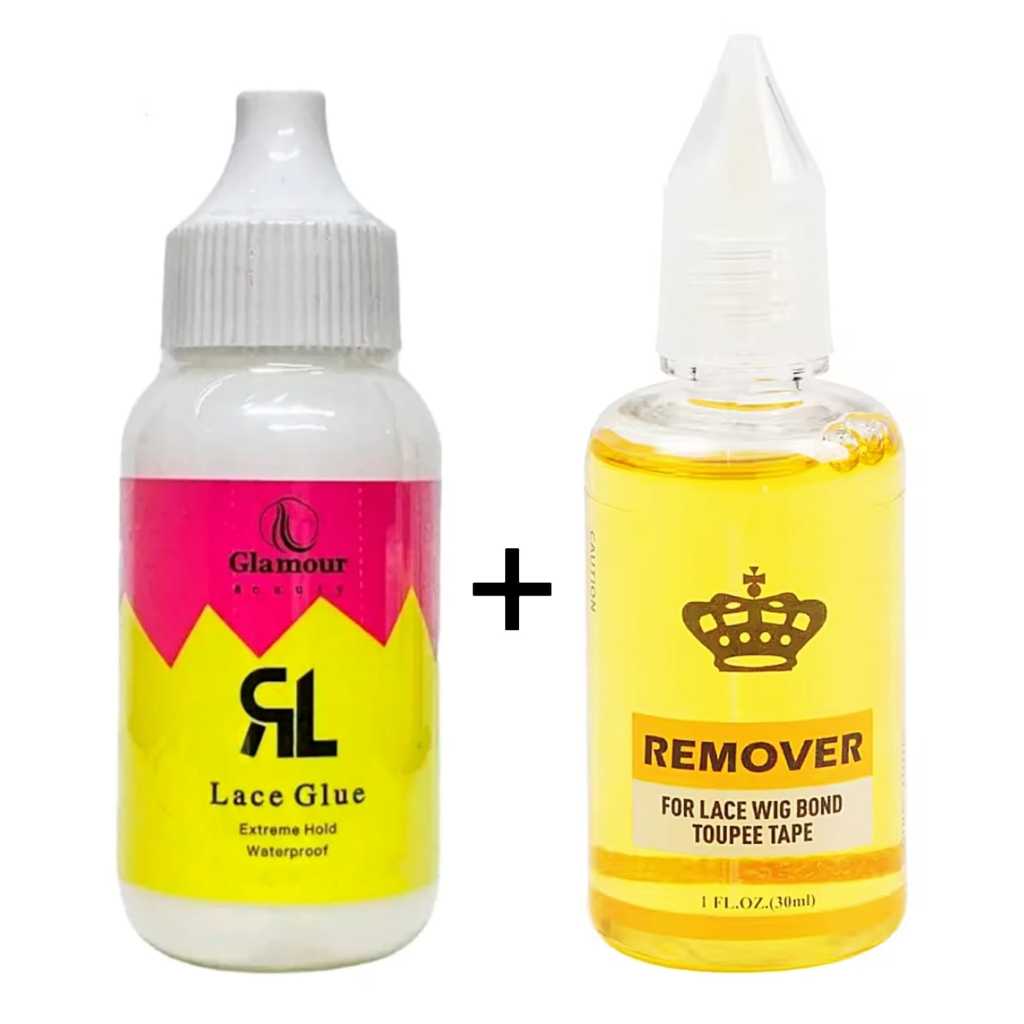 Kit Cola 38ml para cabelo hair bonding glue + Removedor de cola para ...
