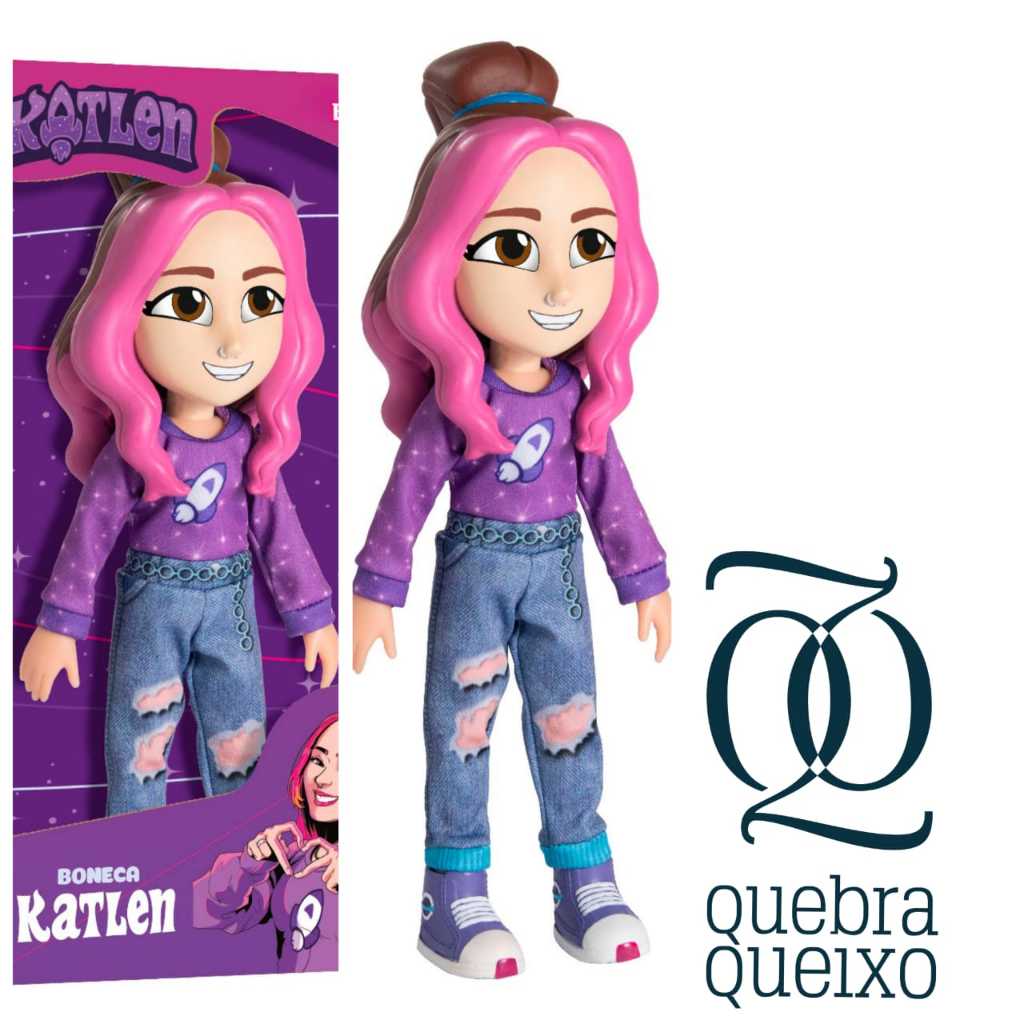 Boneca Katlen dos Rosas 26cm Original Babybrink | Shopee Brasil