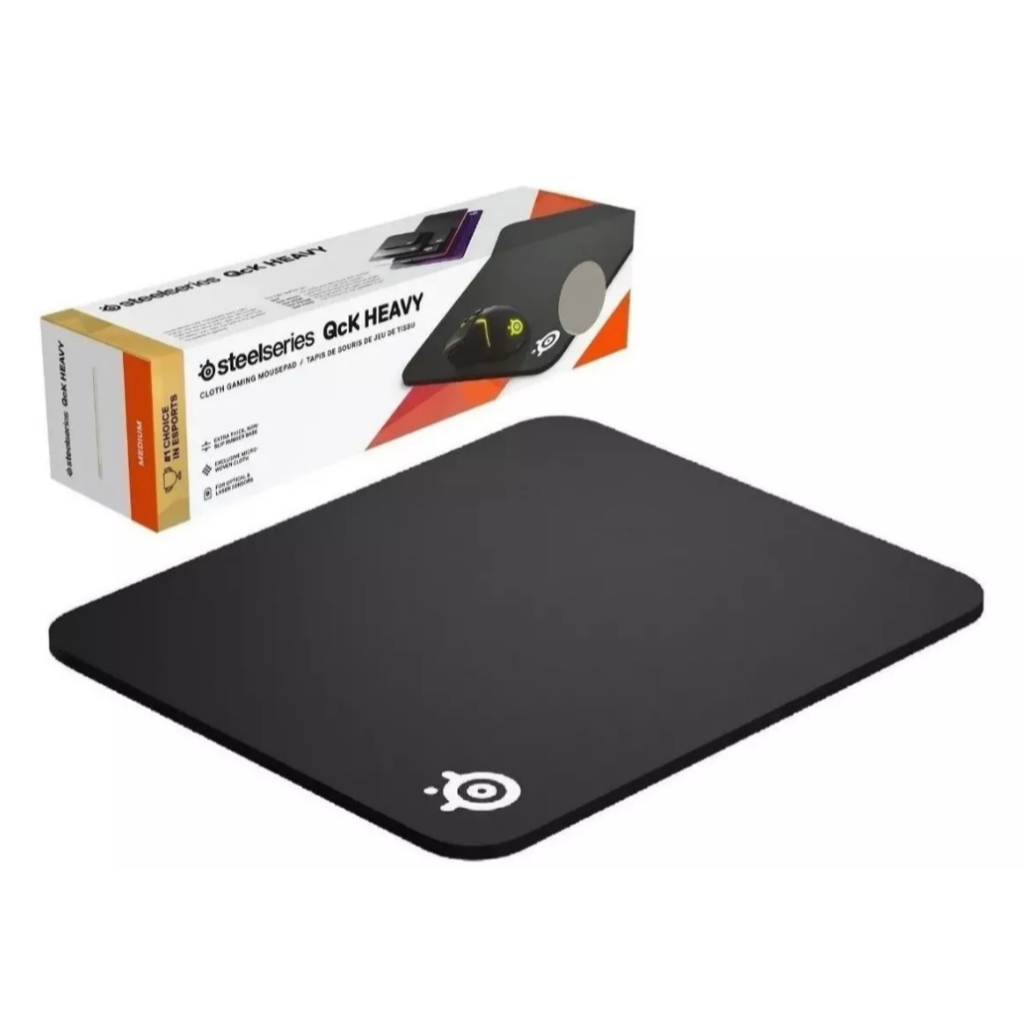 Mousepad Gamer Steelseries Qck Heavy Large 45 cm X 40 Cm x 6mm | Shopee Brasil