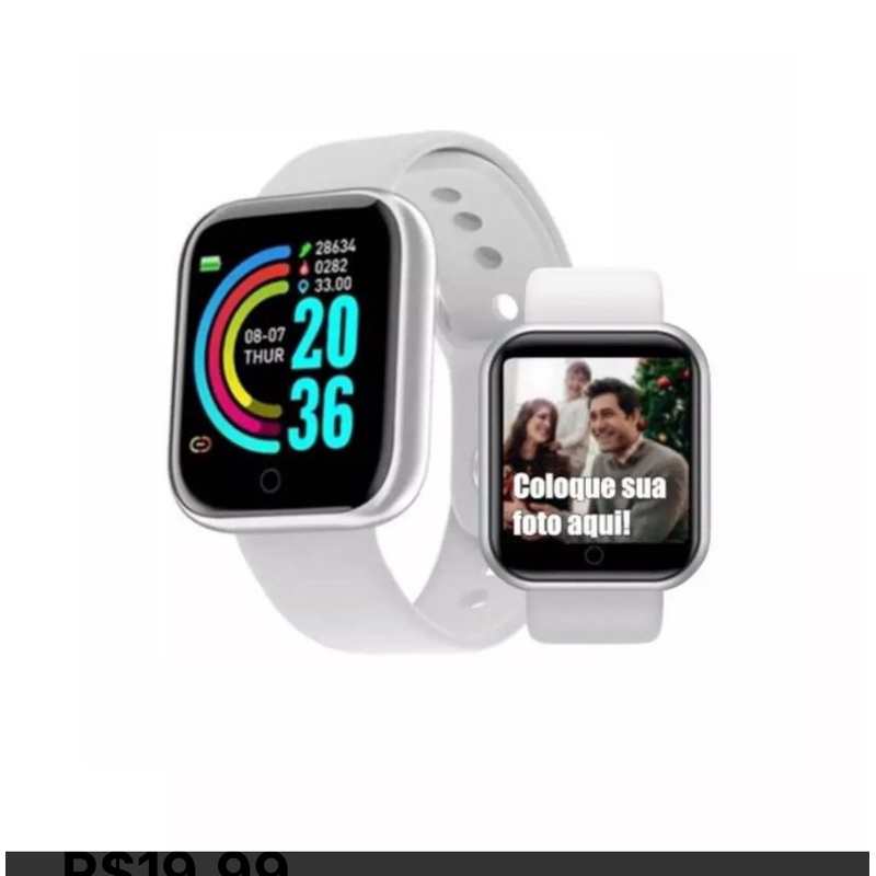 Relógio Smartwatch D20 ULTRA | Shopee Brasil