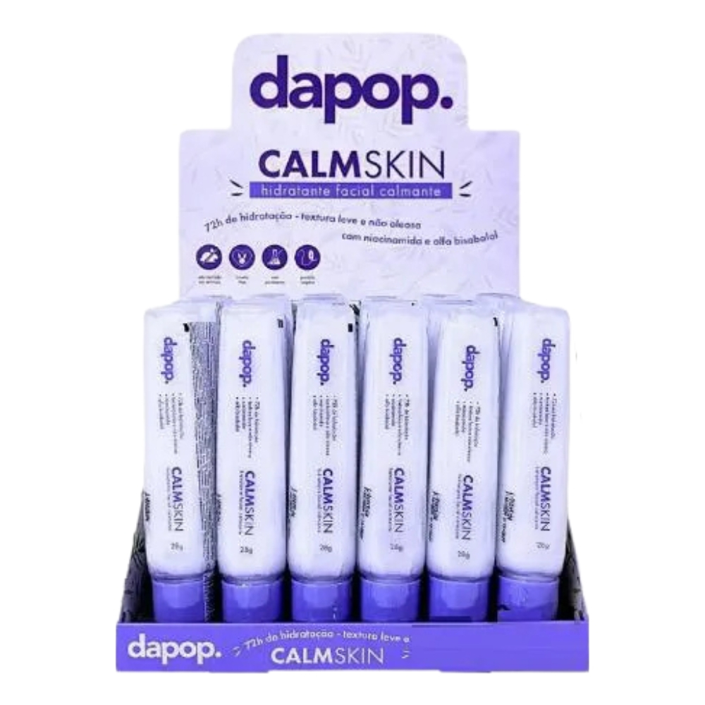 Box C/36 Hidratante Facial Calm Skin Dapop - DP2309 | Shopee Brasil