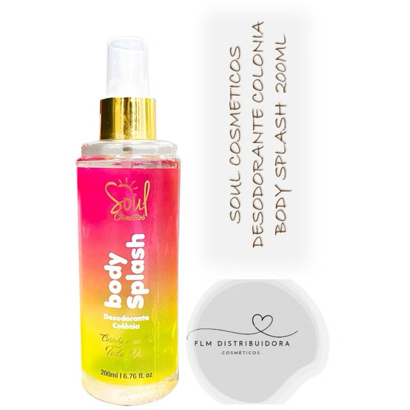 Soul Cosmeticos Desodorante Colonia Body Splash 200ml | Shopee Brasil