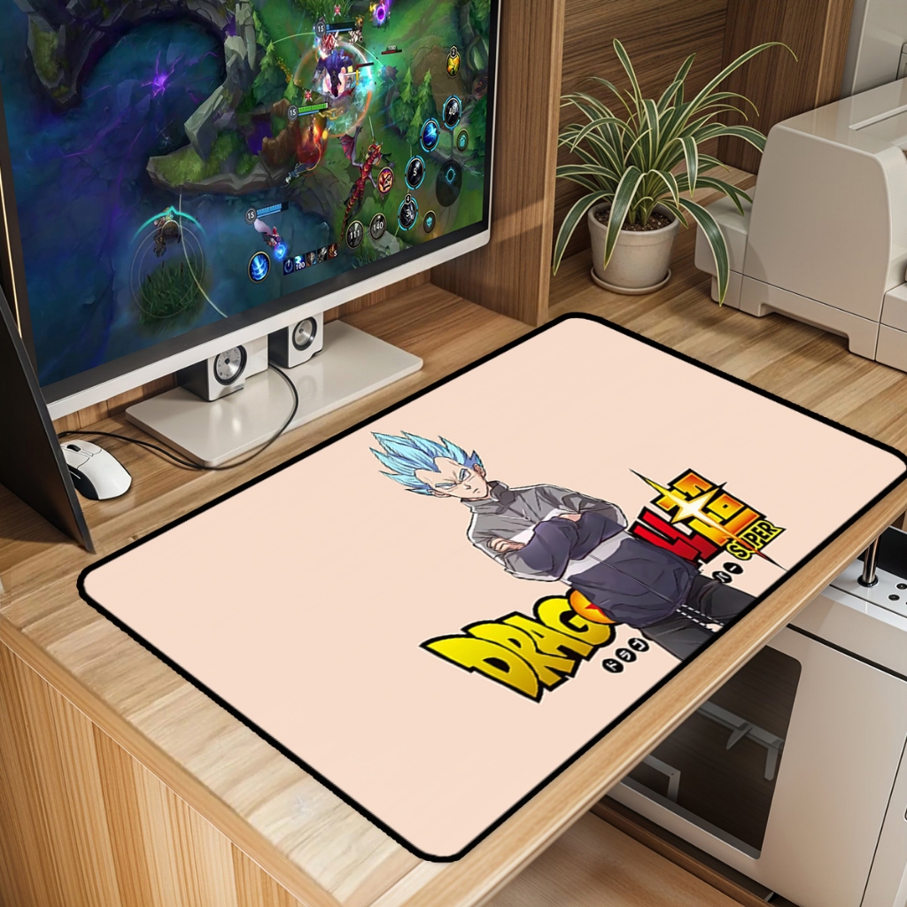 Mouse Pad DBZ Dragon Gamer Antiderrapante Grande 70x35 80x35 90x40 ...